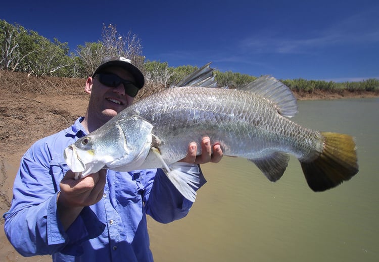 Barra fishing in Western Australia's Balla Balla River system