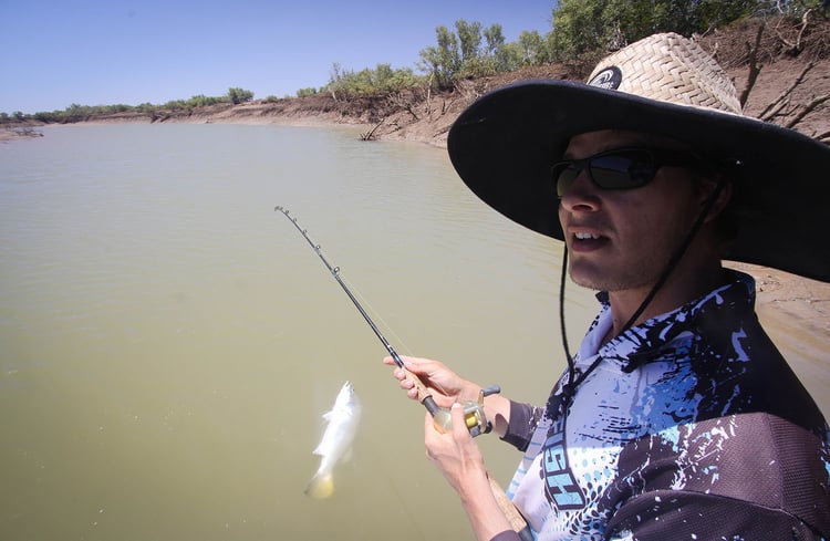 Barra fishing in Western Australia's Balla Balla River system