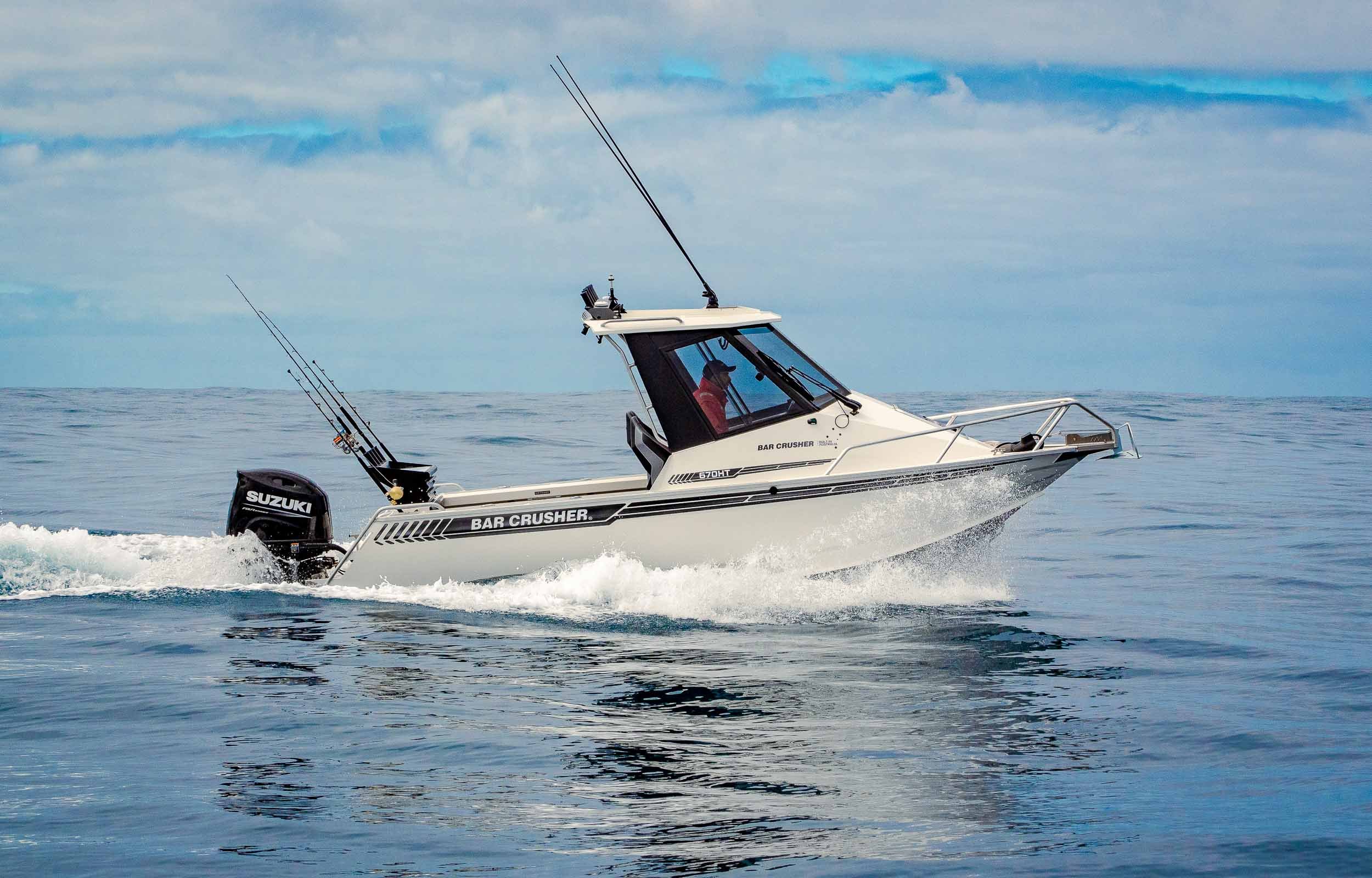 Hard Top Aluminium Fishing Boats for Sale | Bar Crusher