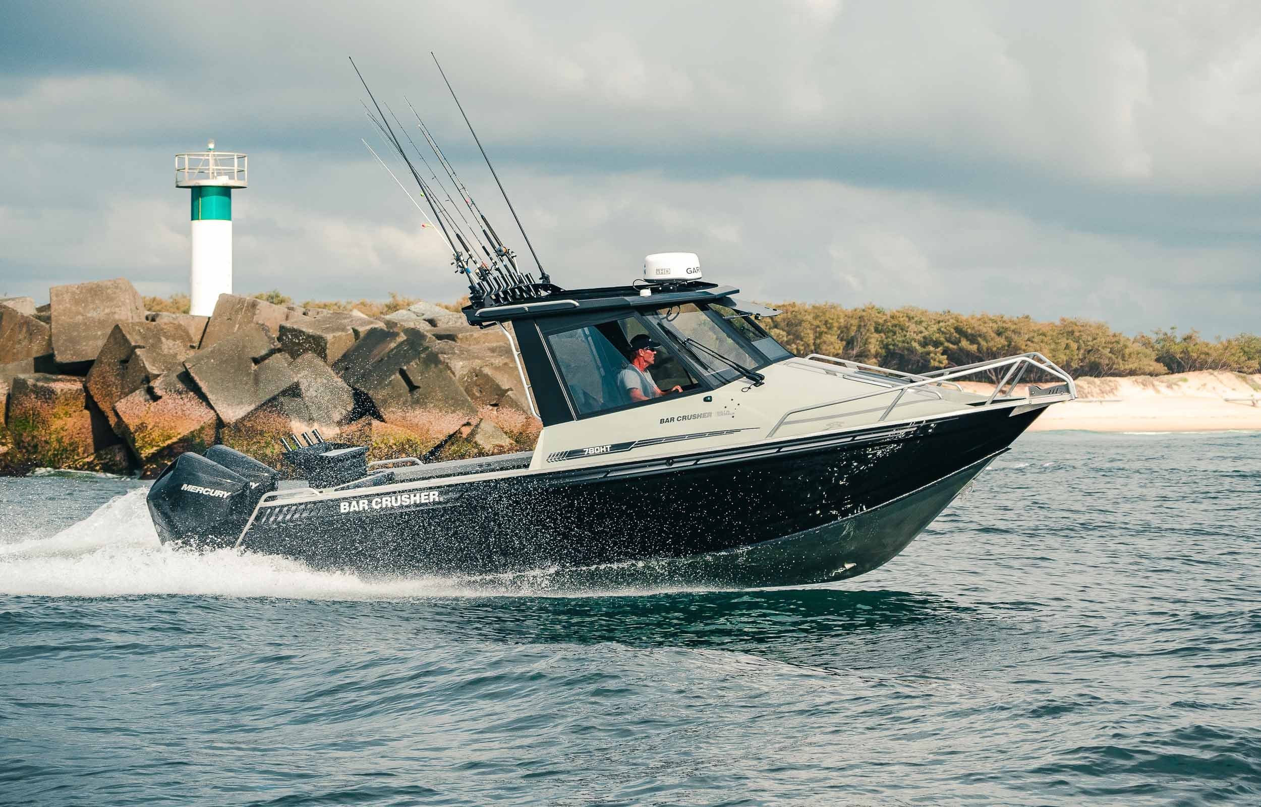 Hard Top Aluminium Fishing Boats for Sale | Bar Crusher