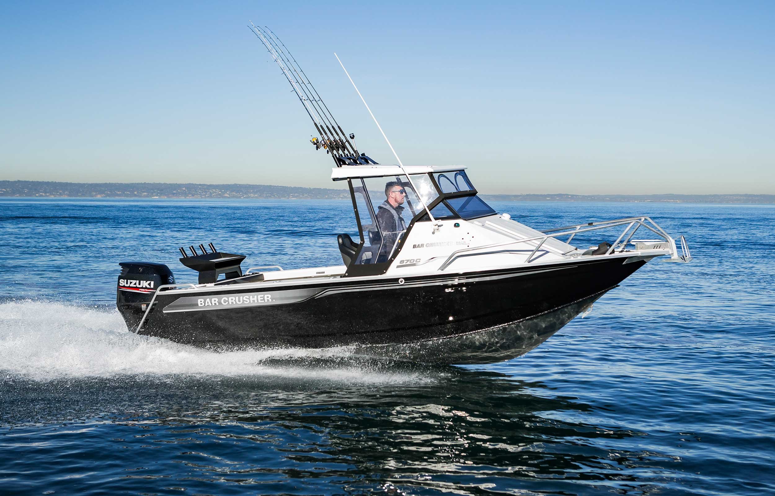 670C - plate aluminium fishing boat | Bar Crusher Boats