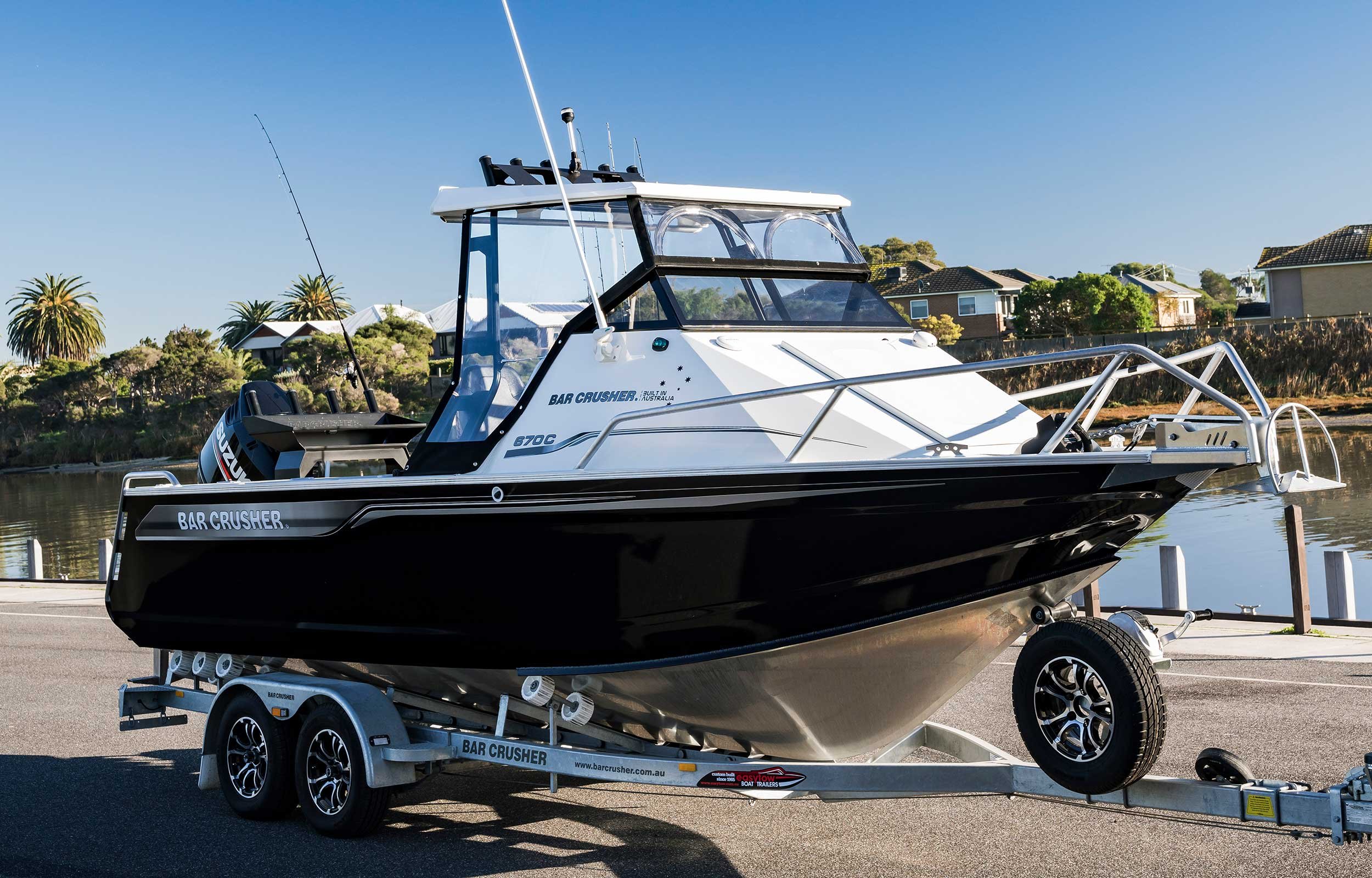 670C - plate aluminium fishing boat | Bar Crusher Boats