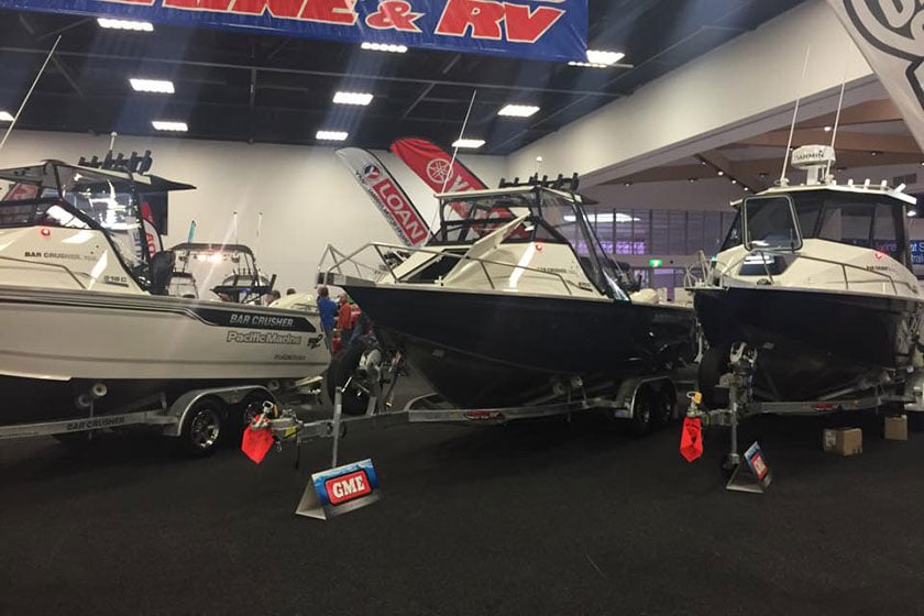 Bar Crusher on show in Adelaide - Bar Crusher Boats