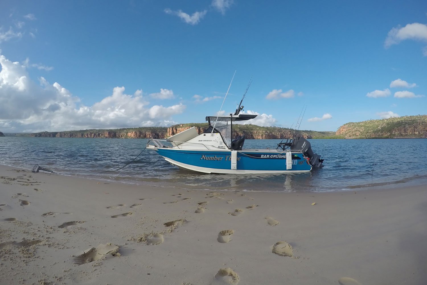 Taking a trailer boat to remote fishing destinations